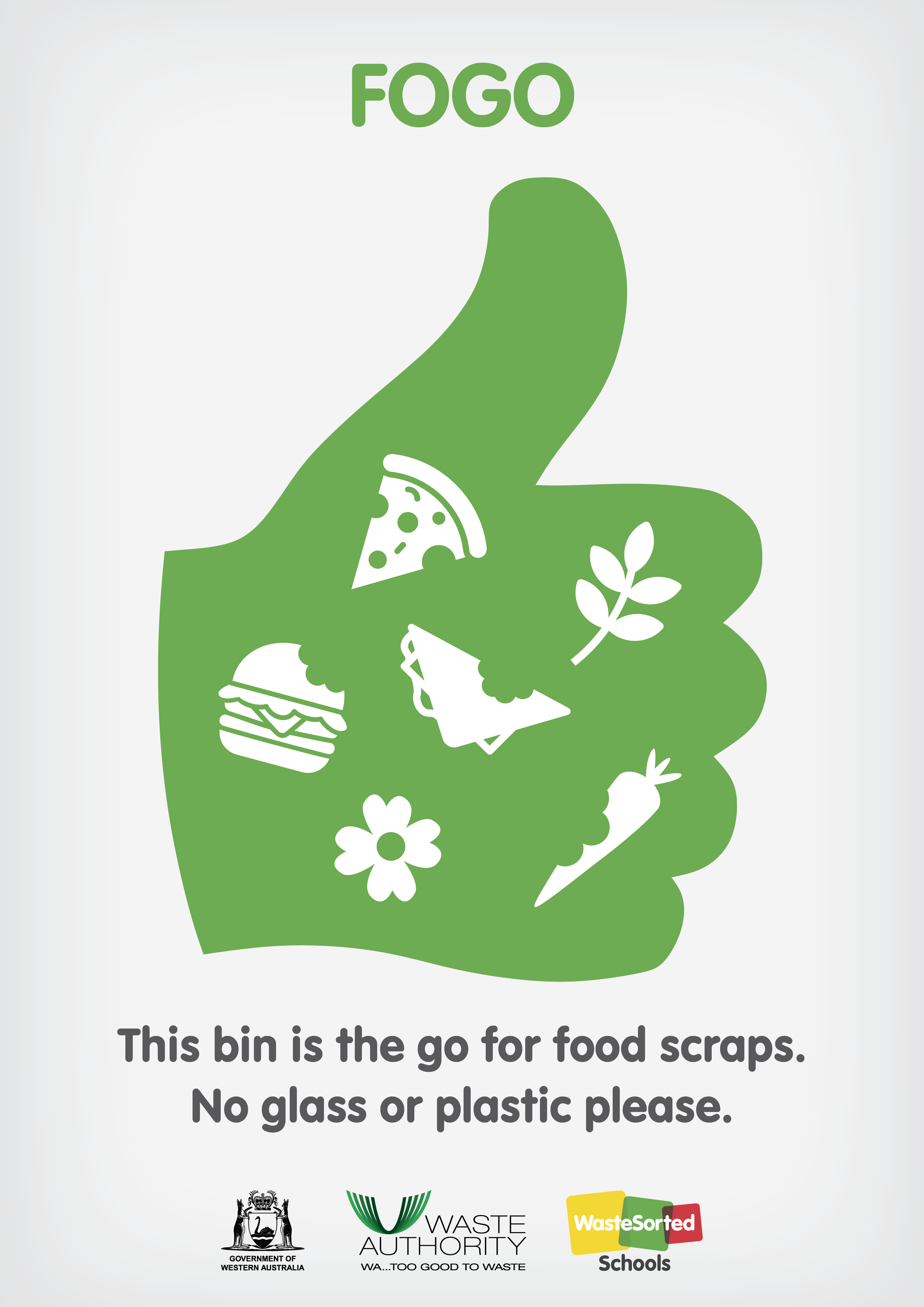 WasteSorted Schools bin signage and posters | WasteSorted